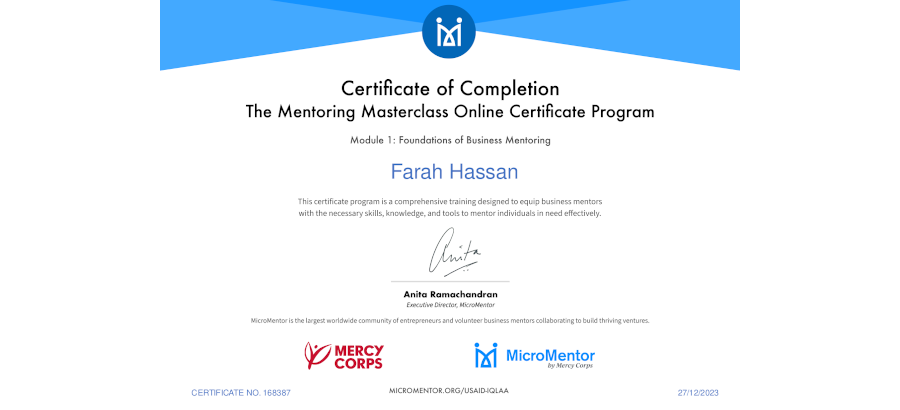 IQLAA Certification Program - MicroMentor